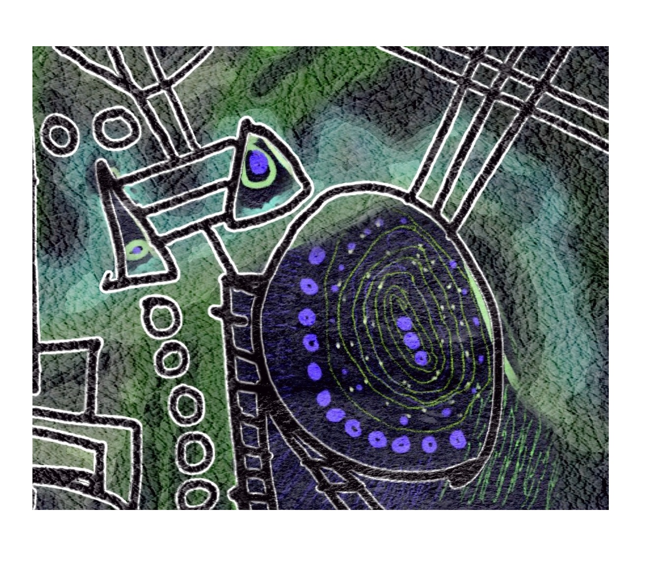 Flying at Midnight | Living Out Loud: The Art of Geri Hahn